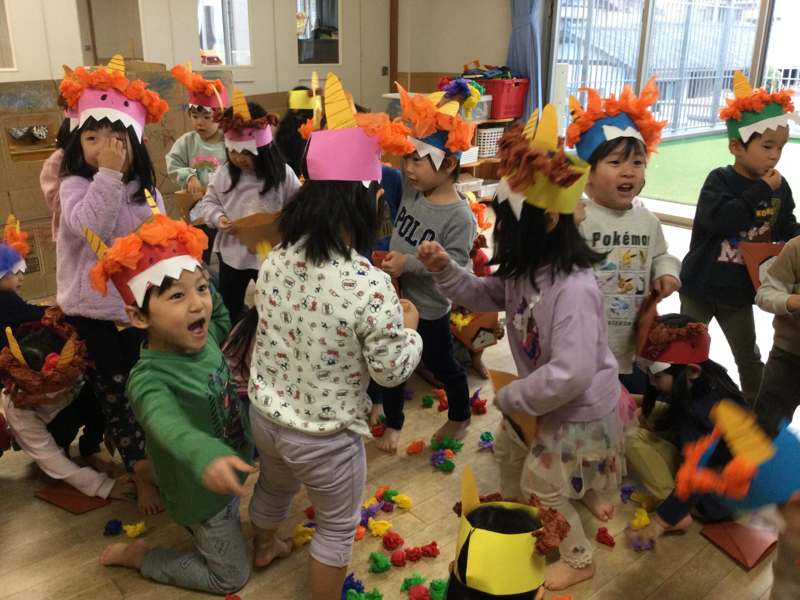 👹は～そとっ 福は～うちっ | 松翠保育園